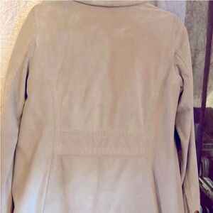Coach | Jackets & Coats | Coach Tan Trench Coat Suede Jacket | Poshmark